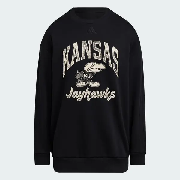 Adidas Kansas Jayhawks Crewneck Sweatshirt