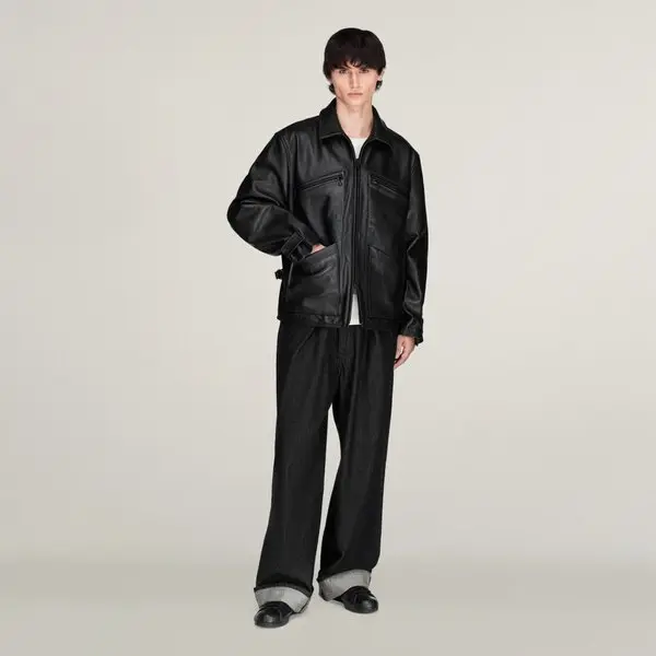 Adidas Y-3 Leather Blouson Jacket