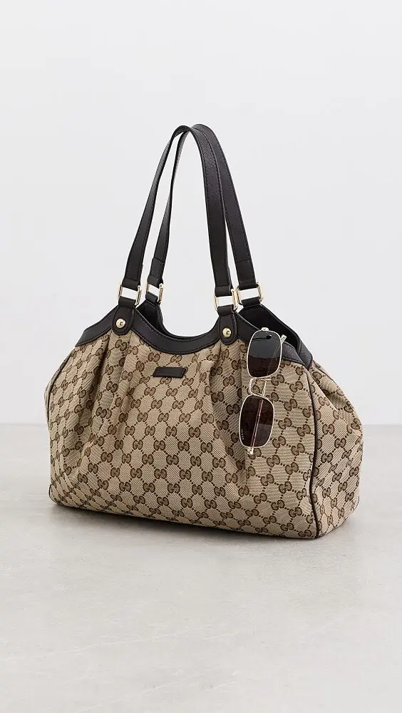 Shopbop Canvas Gucci Signature Shoulder Bag Gg