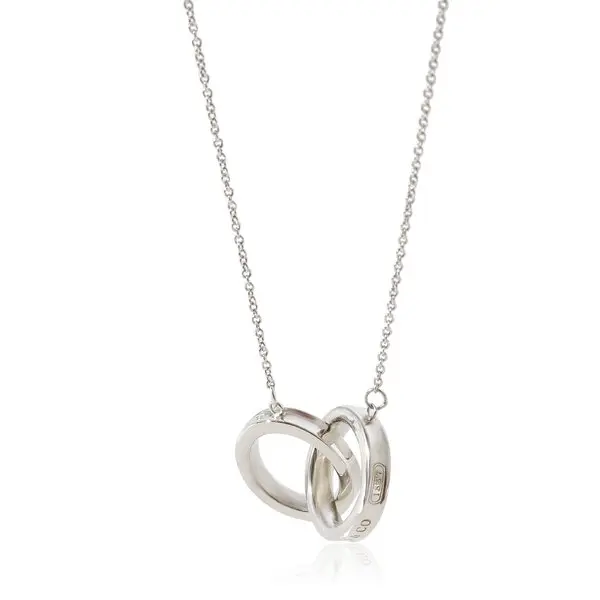 Tiffany & Co. Sterling Silver 1837 Interlocking Pendant Necklace - Sterling_silver