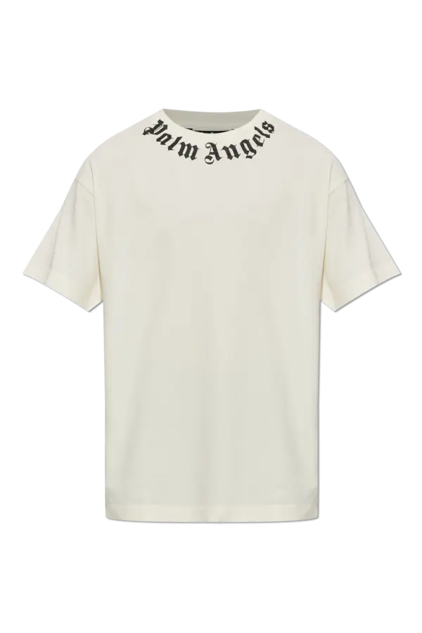 Palm Angels Cotton T-shirt With Logo