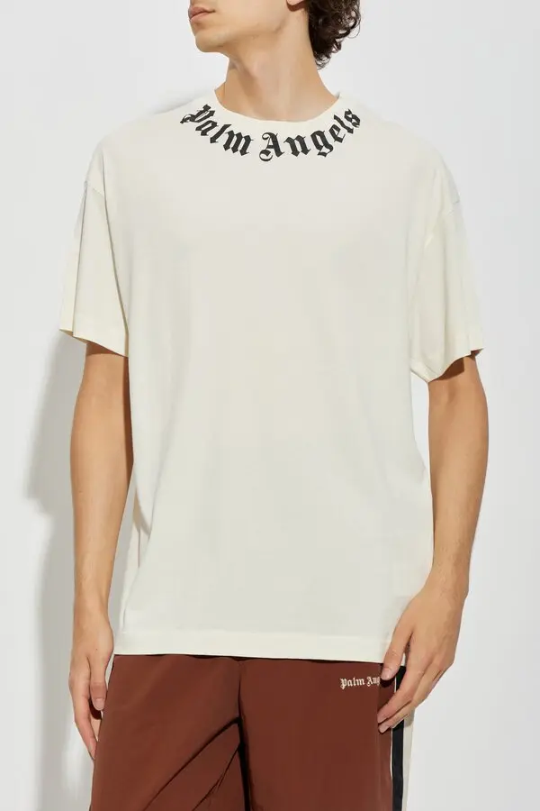Palm Angels Cotton T-shirt With Logo