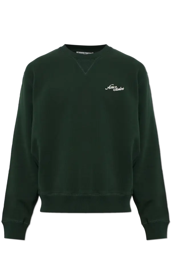 Acne Studios Cotton Sweatshirt With Embroidered Logo