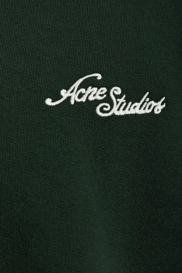 Acne Studios Cotton Sweatshirt With Embroidered Logo