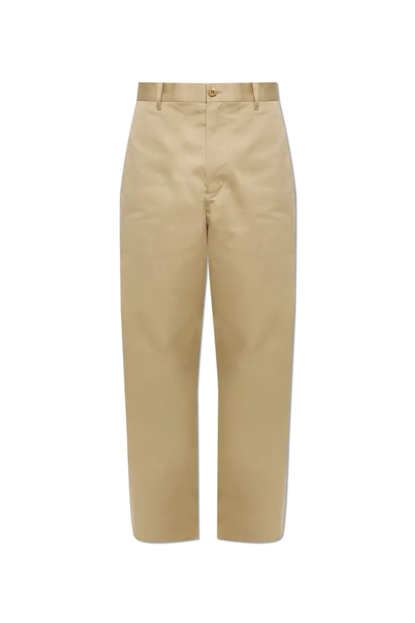 Acne Studios Straight-leg Cotton Pants - Beige