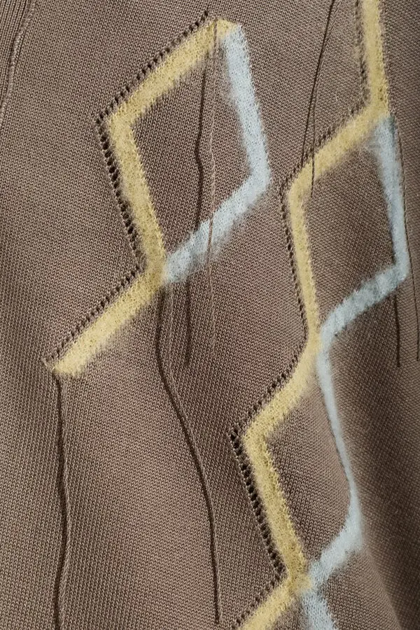 Acne Studios Silk Cardigan With Pattern
