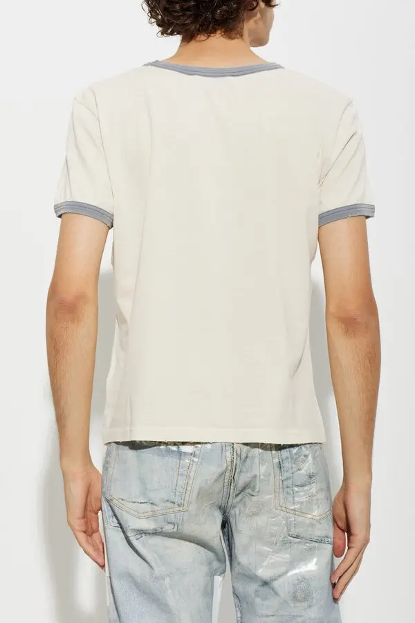 Acne Studios Cotton T-shirt With Print - White