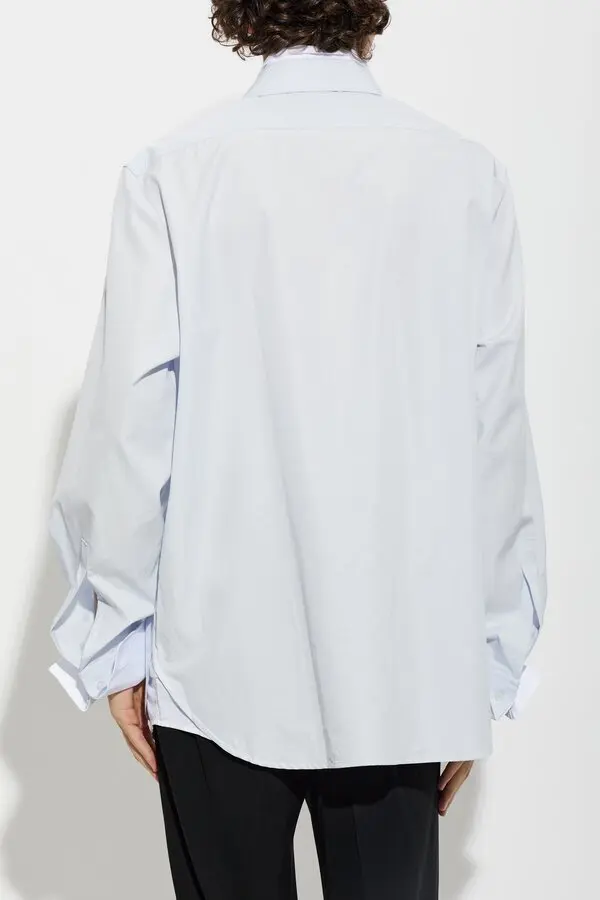 Acne Studios Cotton Shirt With Embroidered Logo