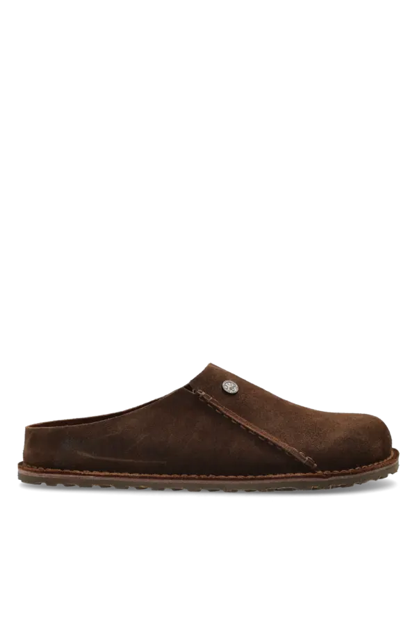 BIRKENSTOCK Zermatt Premium Suede Slippers - Brown