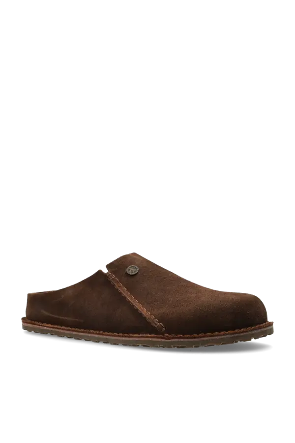BIRKENSTOCK Zermatt Premium Suede Slippers - Brown
