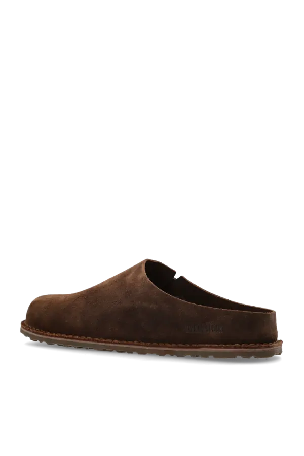 BIRKENSTOCK Zermatt Premium Suede Slippers - Brown