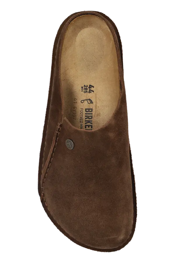 BIRKENSTOCK Zermatt Premium Suede Slippers - Brown