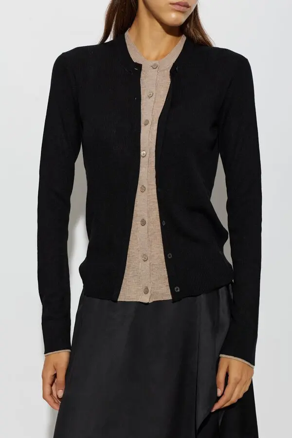 Acne Studios Silk And Wool Cardigan