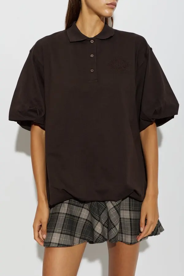 Acne Studios Cotton Polo Dress