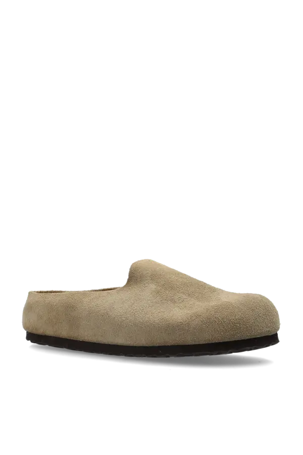 BIRKENSTOCK X Papillio Suede Slip-on Clogs - Beige