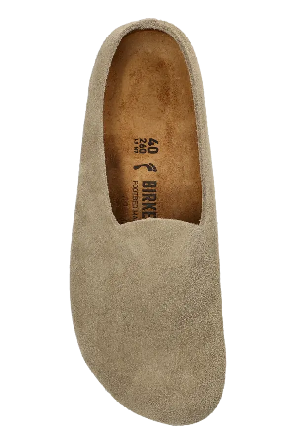 BIRKENSTOCK X Papillio Suede Slip-on Clogs - Beige