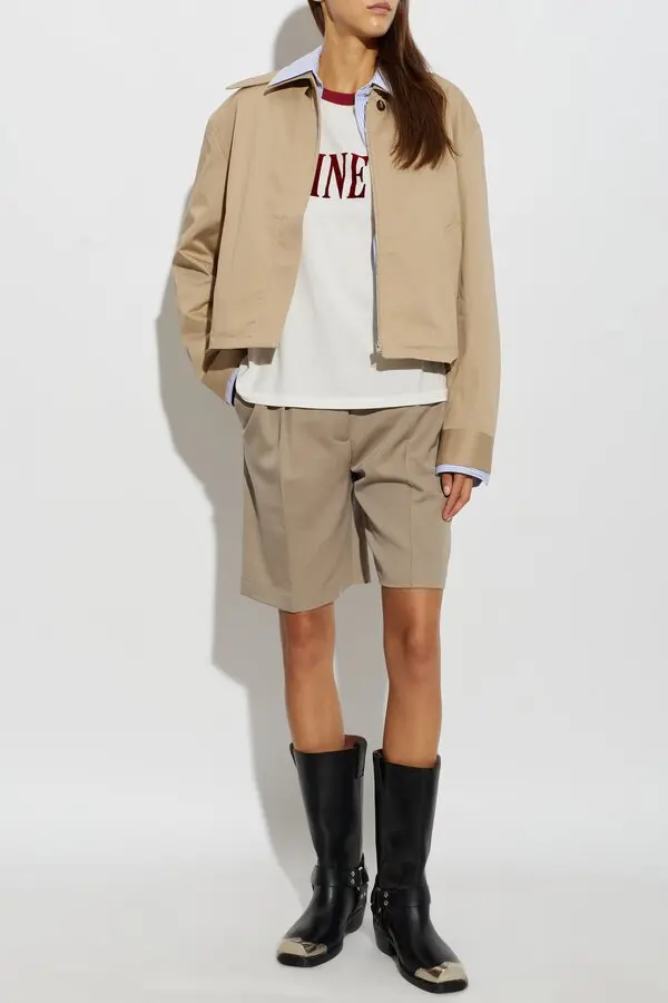 Acne Studios Wool Pleated Shorts