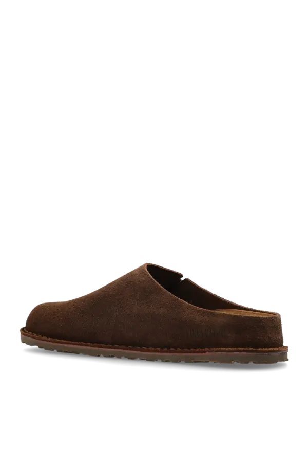 BIRKENSTOCK Zermatt Premium Suede Slides - Brown