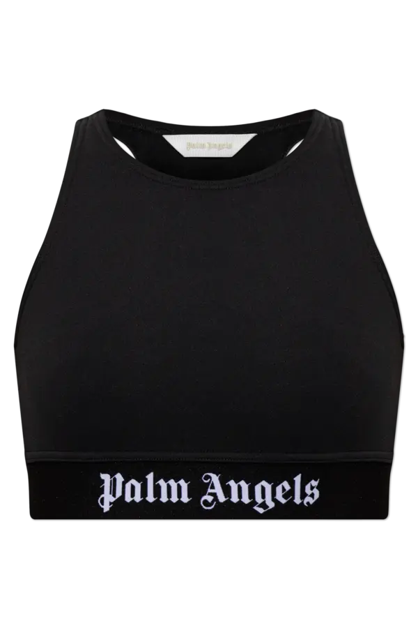 Palm Angels Z" Logo Cropped Top
