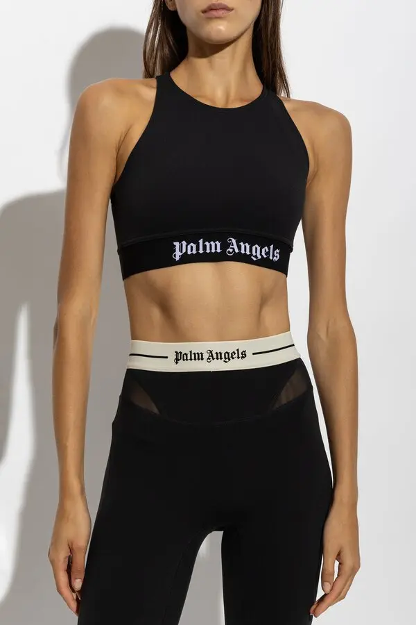 Palm Angels Z" Logo Cropped Top