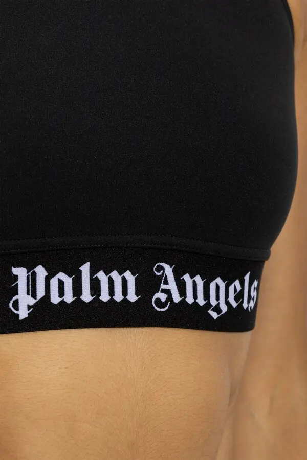 Palm Angels Z" Logo Cropped Top