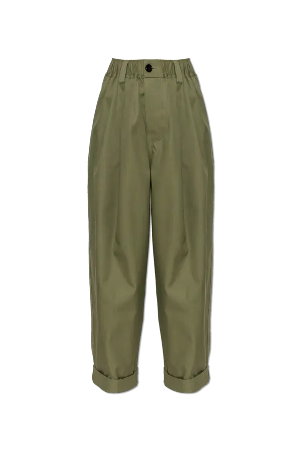 Marni Wide-leg Cotton Pants