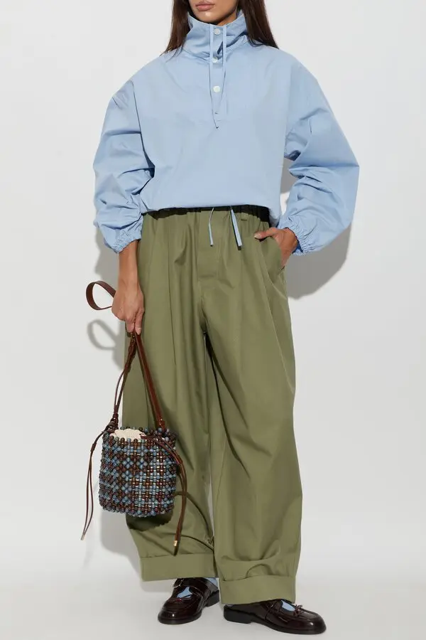 Marni Wide-leg Cotton Pants