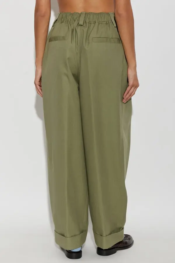 Marni Wide-leg Cotton Pants