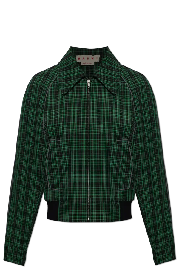 Marni Wool Plaid Jacket