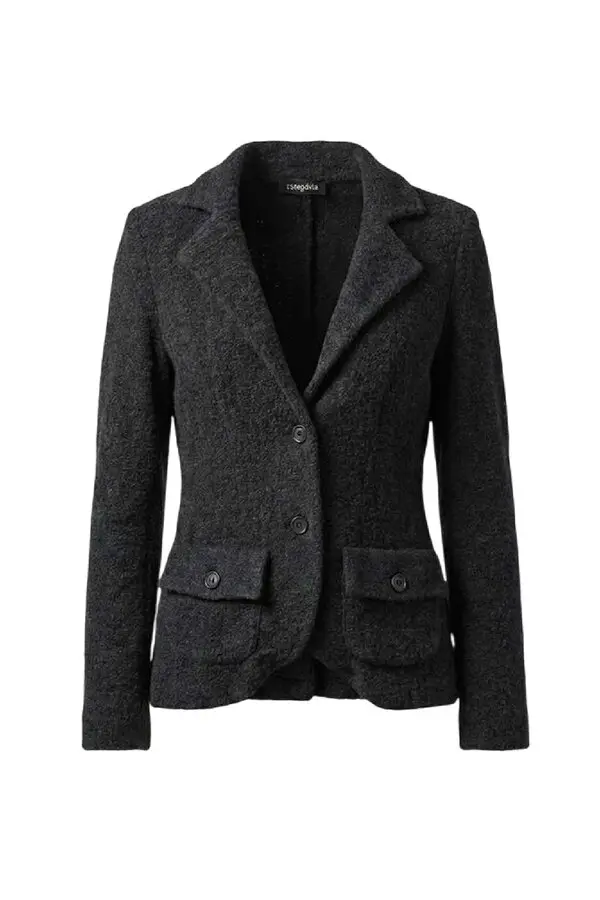 CONQUISTA Tailored Textured Blazer