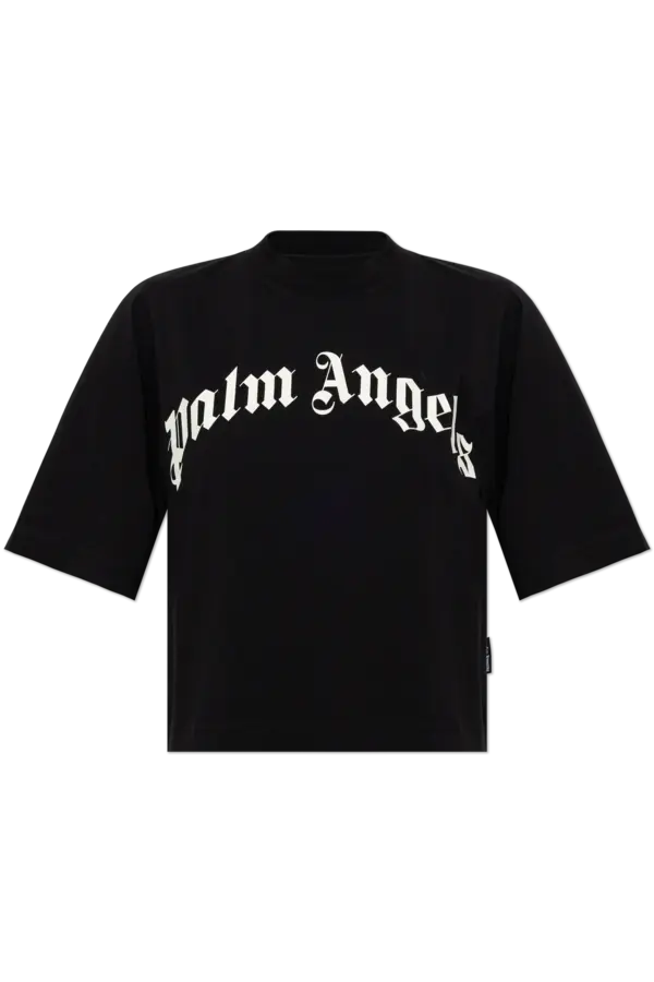 Palm Angels Cotton T-shirt With Printed Logo