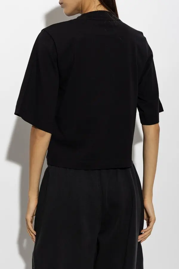 Palm Angels Cotton T-shirt With Printed Logo