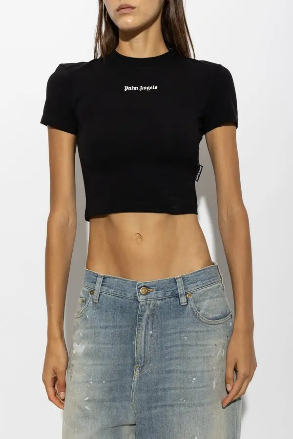 Palm Angels T-shirt With Printed Logo