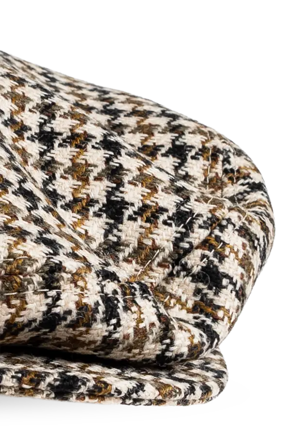 Dolce & Gabbana Wool Plaid Flat Cap