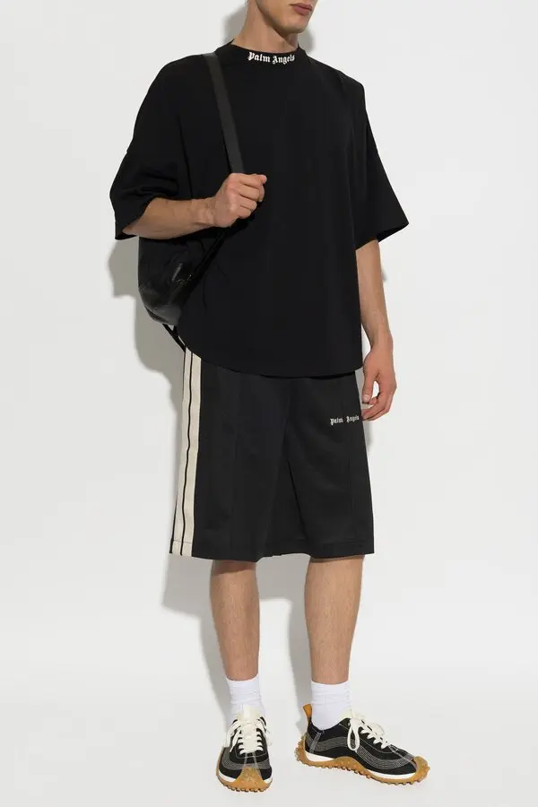 Palm Angels Cotton T-shirt With Logo