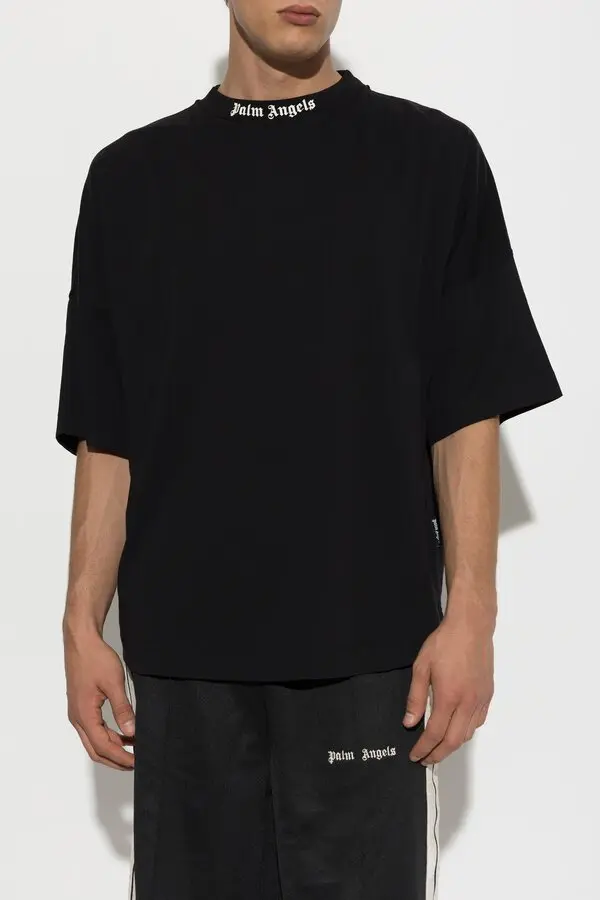 Palm Angels Cotton T-shirt With Logo