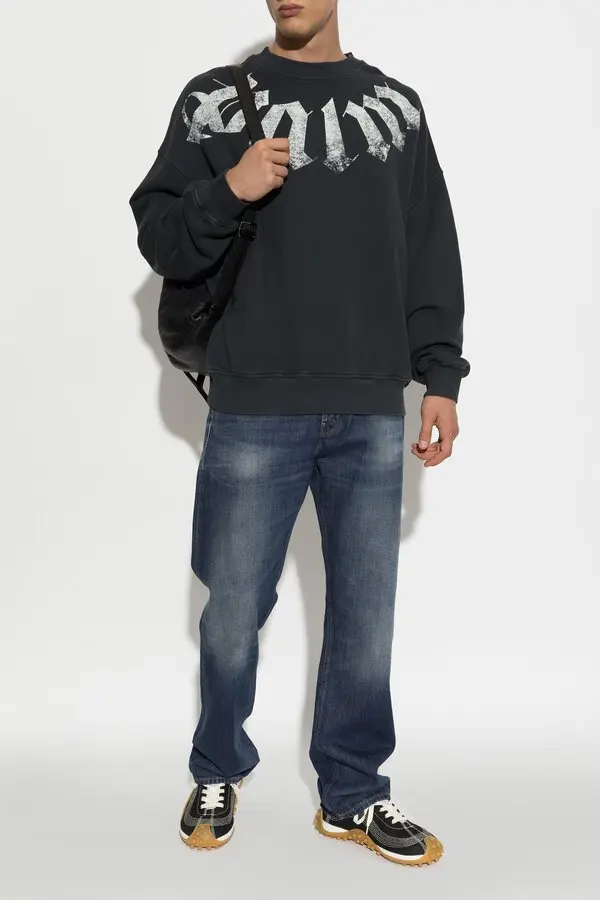 Palm Angels Cotton Sweatshirt With Print
