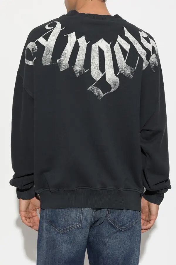 Palm Angels Cotton Sweatshirt With Print
