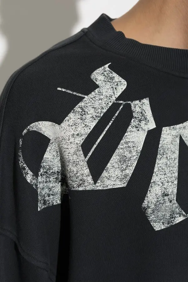Palm Angels Cotton Sweatshirt With Print