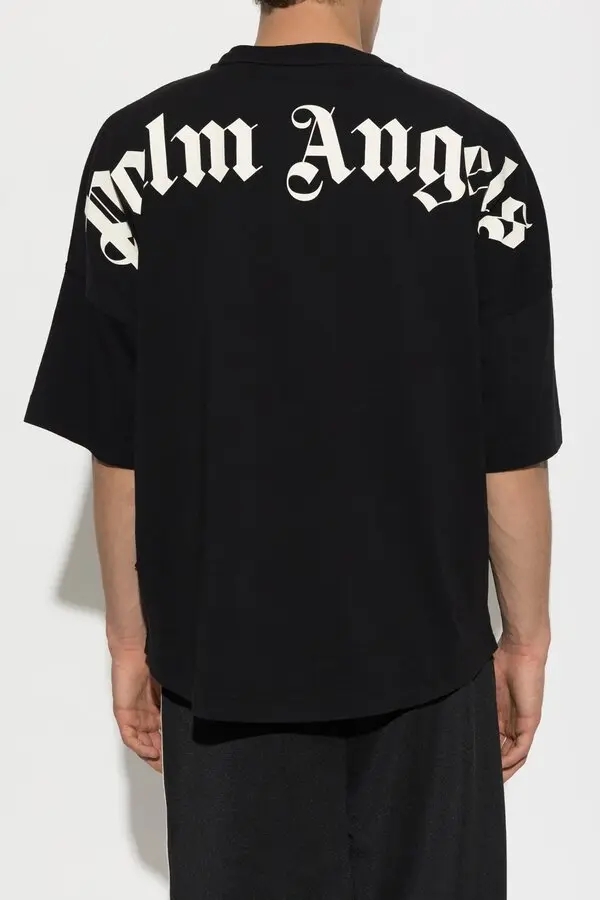 Palm Angels Cotton T-shirt With Pocket