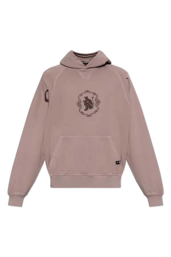 Palm Angels Cotton Sweatshirt With Print
