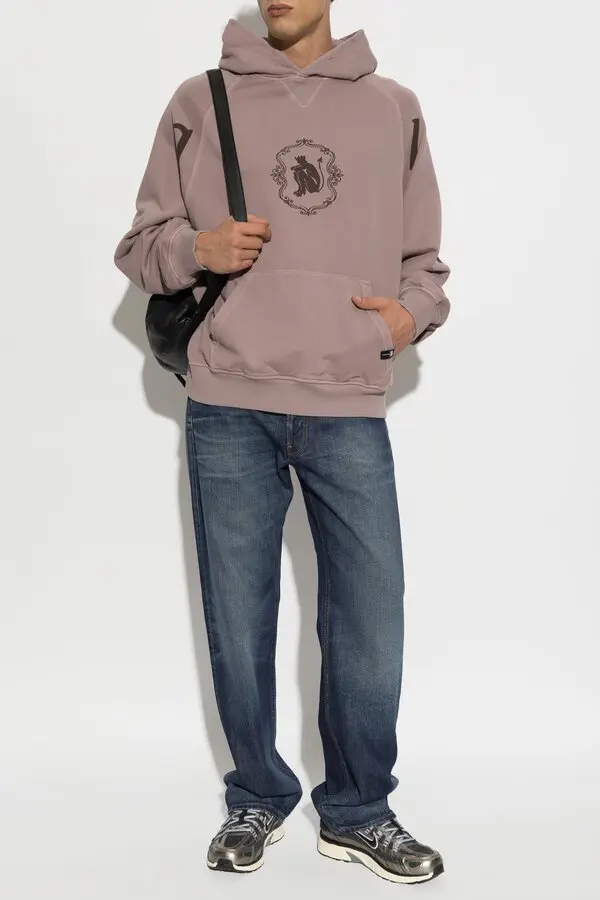 Palm Angels Cotton Sweatshirt With Print