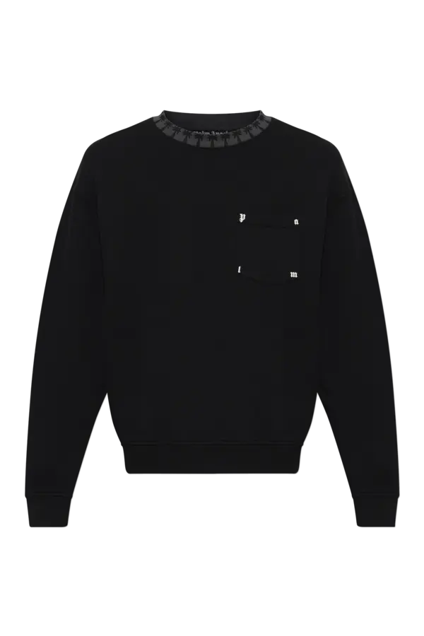 Palm Angels Cotton Sweatshirt With Pocket