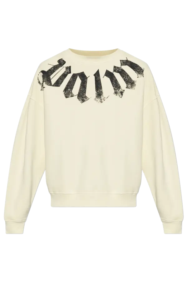 Palm Angels Cotton Sweatshirt With Print
