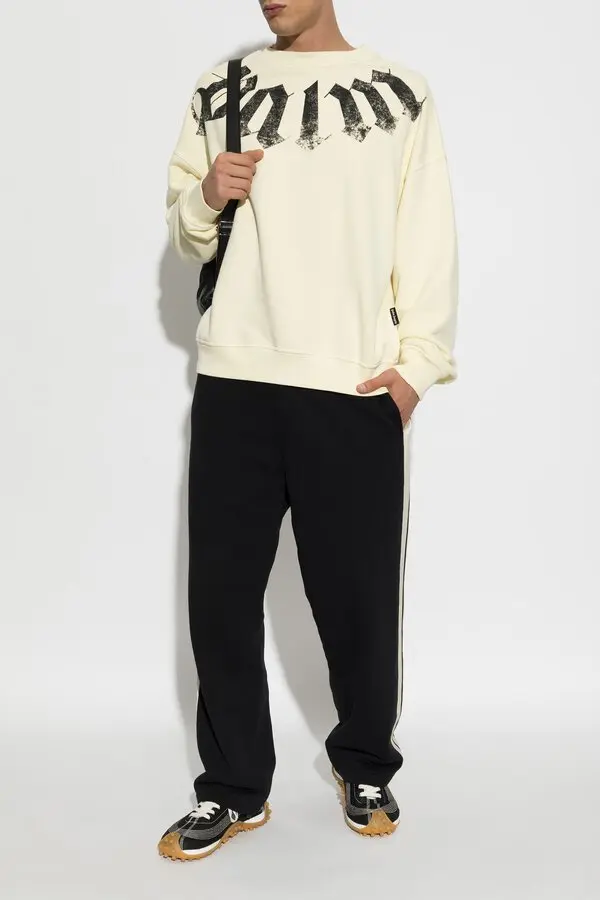 Palm Angels Cotton Sweatshirt With Print