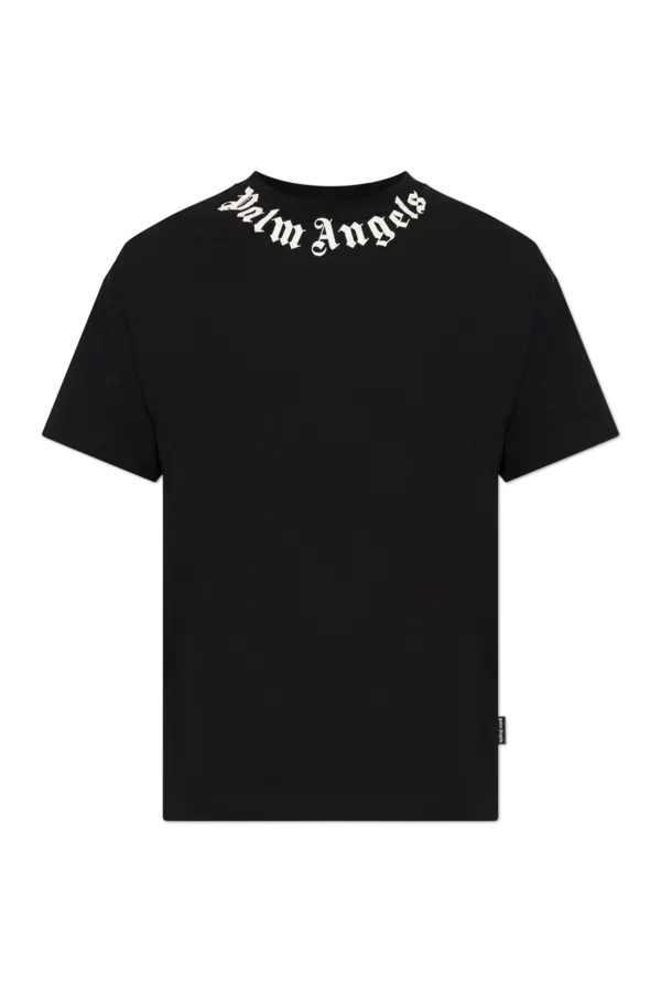 Palm Angels Cotton T-shirt With Printed Logo