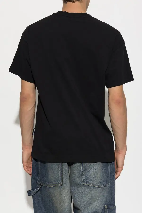 Palm Angels Cotton T-shirt With Printed Logo
