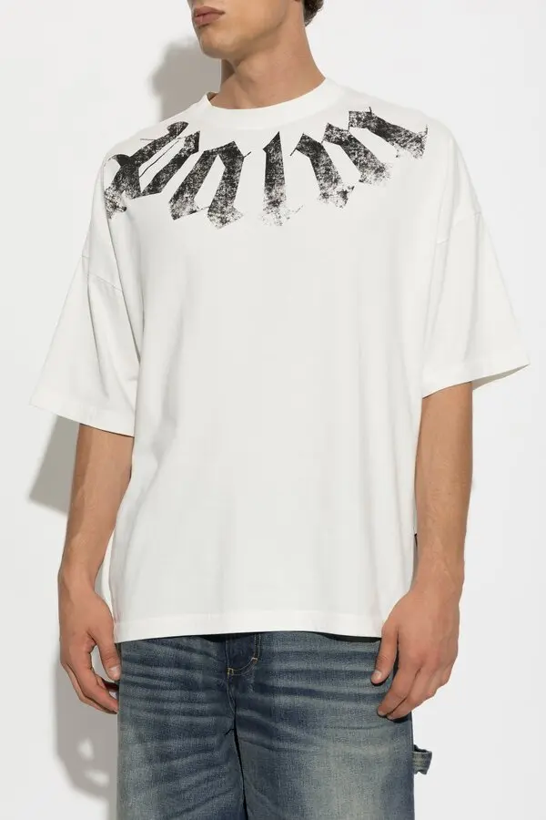 Palm Angels Cotton T-shirt With Printed Logo
