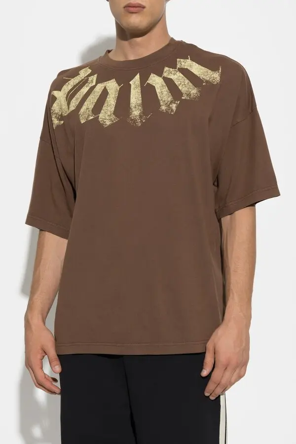 Palm Angels Cotton T-shirt With Print