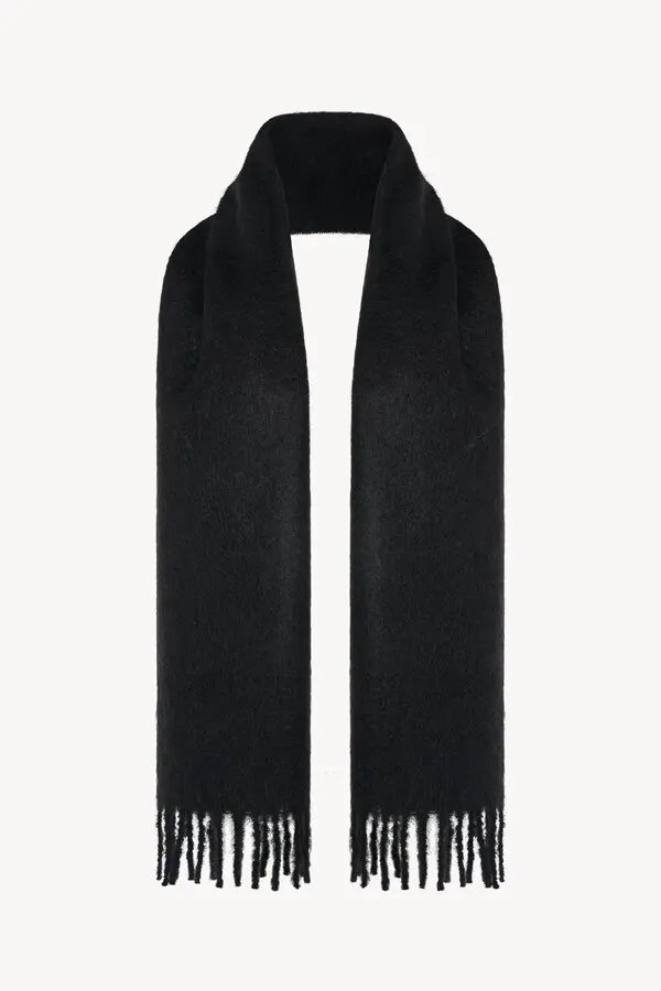 THE ROW Uma Scarf - Black